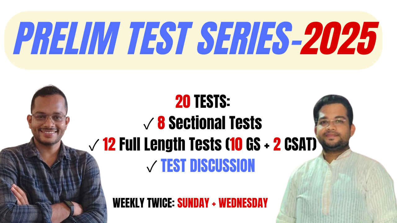 PRELIM TEST SERIES-2025 (20 TESTS) - NexT UPSC